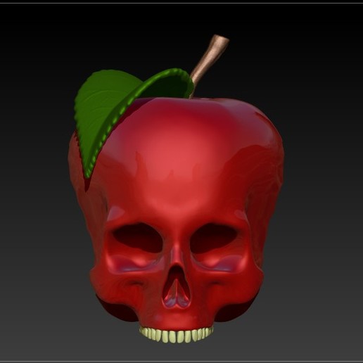 Download STL file apple skull • 3D printing object ・ Cults