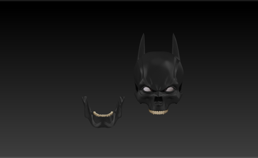 Archivo STL batman skull V2 💀・Plan imprimible en 3D para descargar・Cults