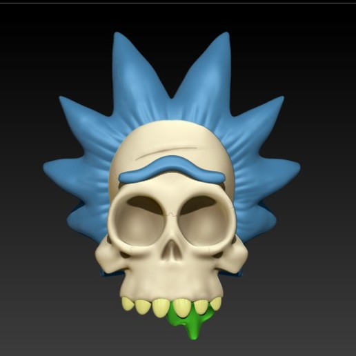 Descargar archivo 3D rick and morty skulls ・ Cults