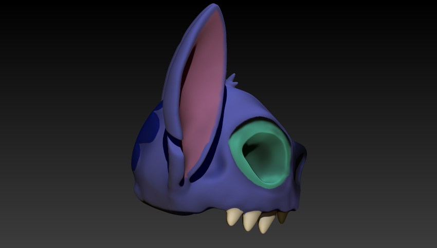 STL file STITCH SKULL・3D printable model to download・Cults