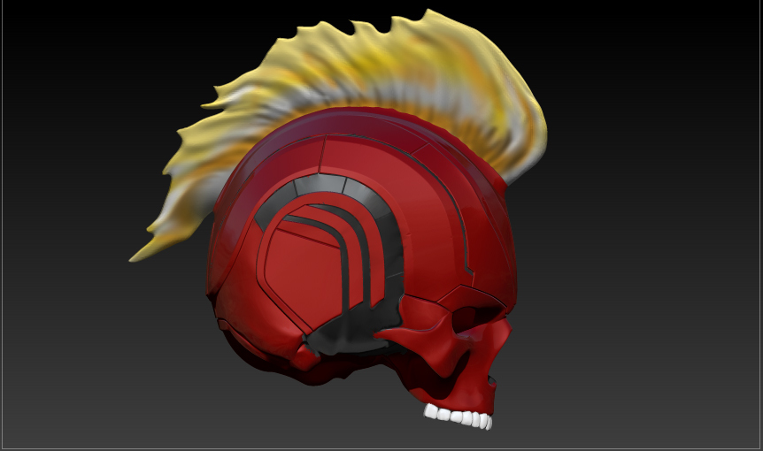 STL file CAPTAIN MARVEL SKULL・Template to download and 3D print・Cults