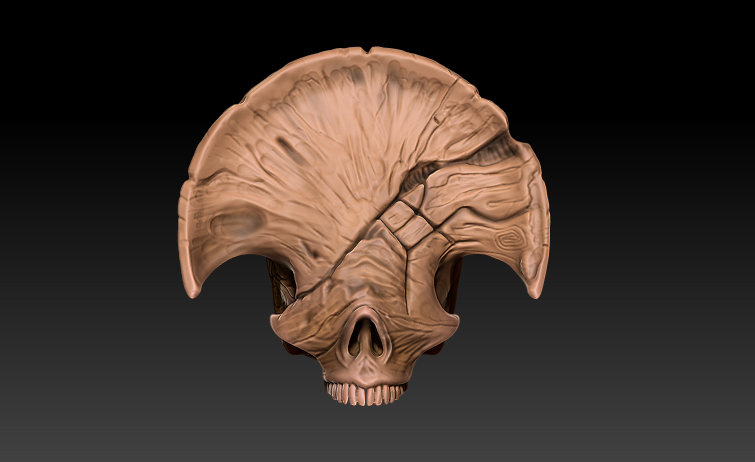 STL file skull death from Hellboy 2・Template to download and 3D print・Cults