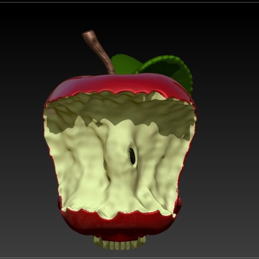 Download STL file apple skull • 3D printing object ・ Cults