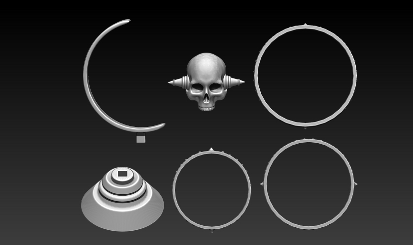 STL file gyroscope skull・3D printable model to download・Cults