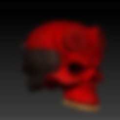 Descargar archivo STL HELLBOY SKULL • Plan imprimible en 3D ・ Cults