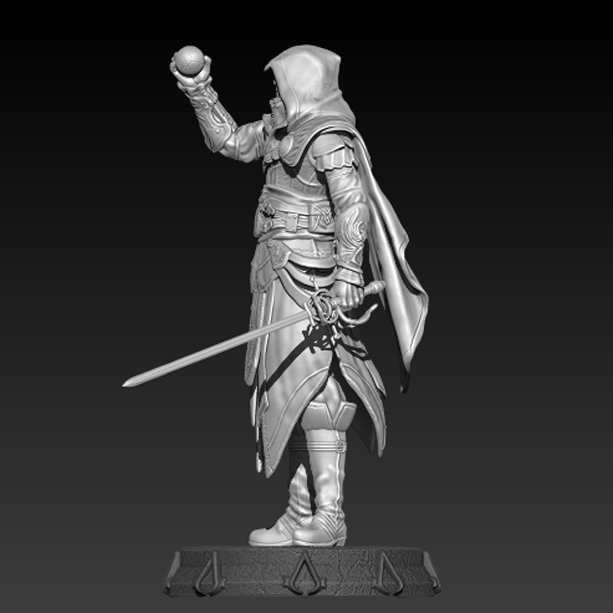 Descargar archivo STL EZIO AUDITORE (ASSASSIN´S CREED) • Diseño imprimible en 3D ・ Cults