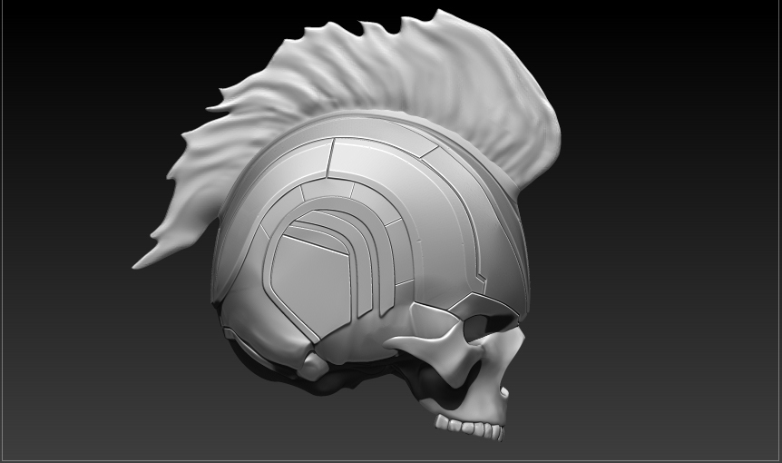 STL file CAPTAIN MARVEL SKULL・Template to download and 3D print・Cults