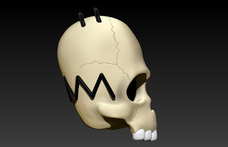 Free STL file HOMER SIMPSON SKULL 💀・3D printer model to download・Cults