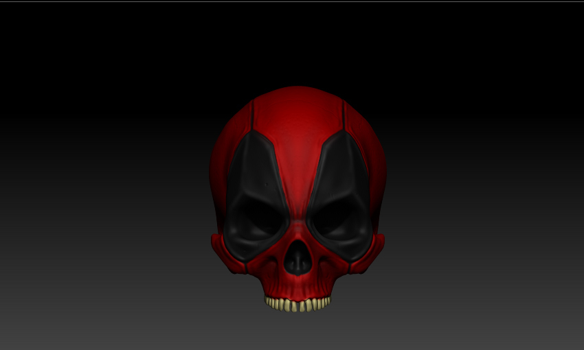 STL file DEADPOOL SKULL・3D printer model to download・Cults