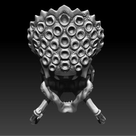 Download STL file PREDATOR SKULL WITH BASE • Object to 3D print ・ Cults