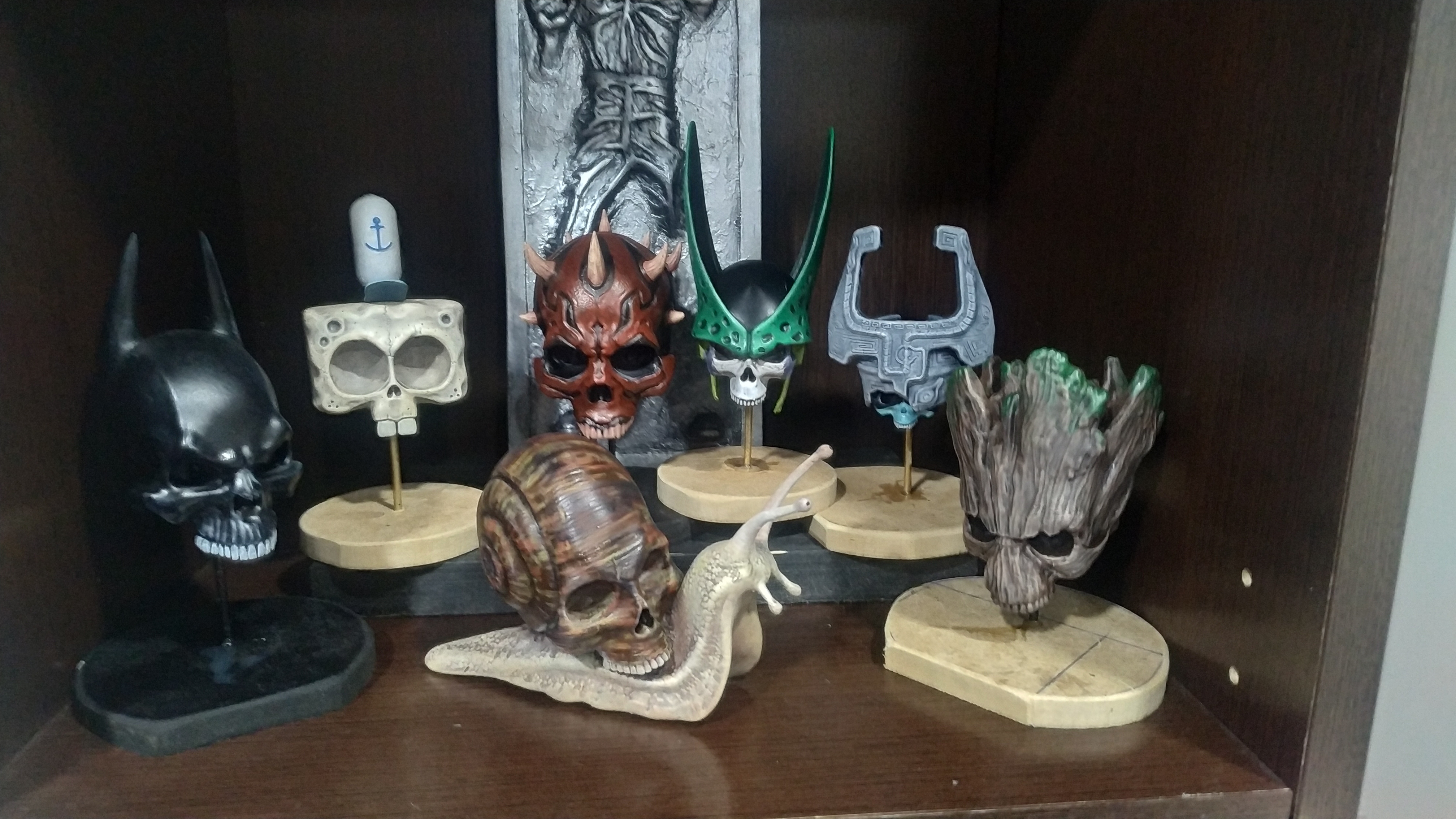 3D print groot skull • made with Elegoo mars・Cults
