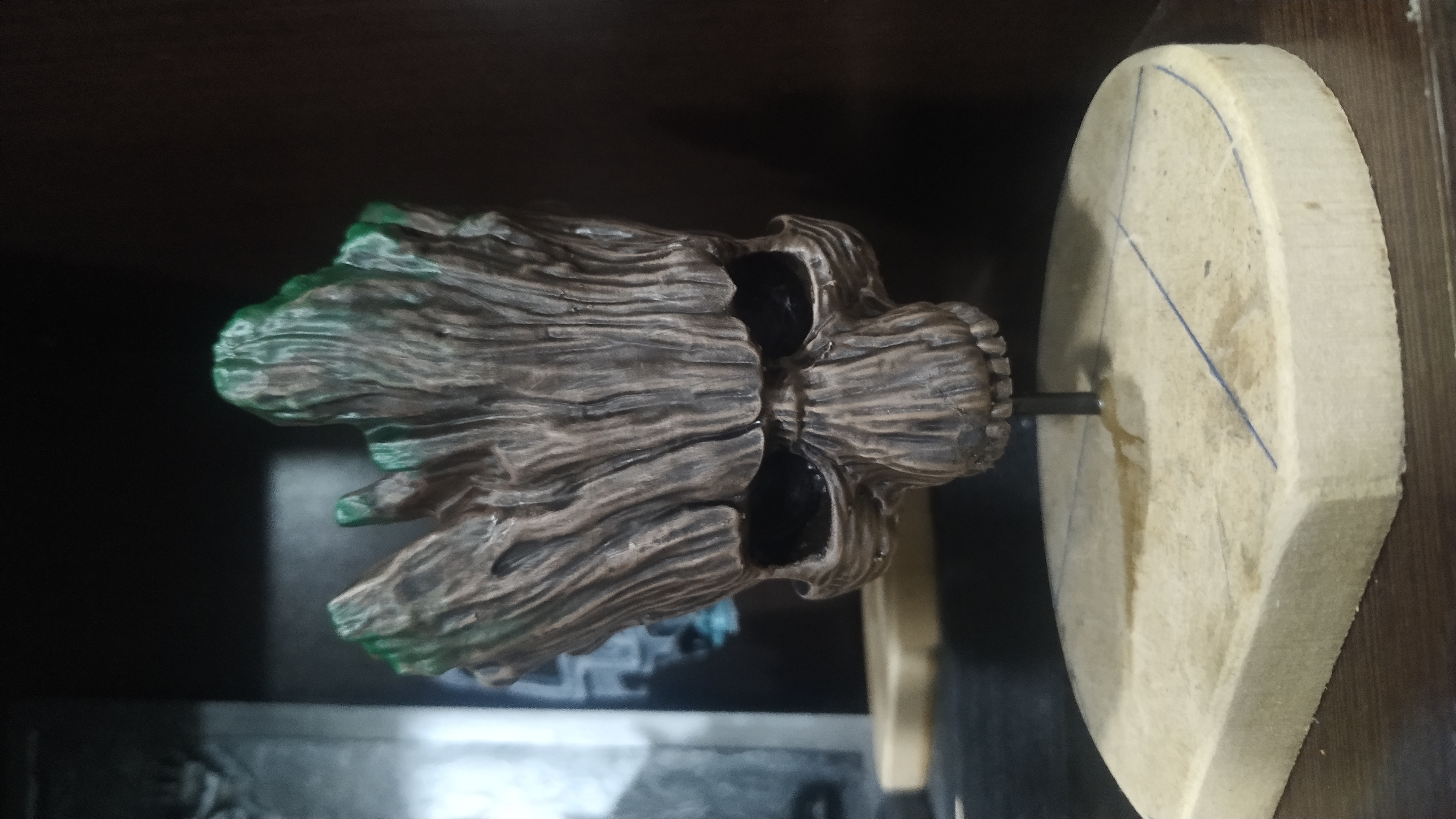 3D print groot skull • made with Elegoo mars・Cults