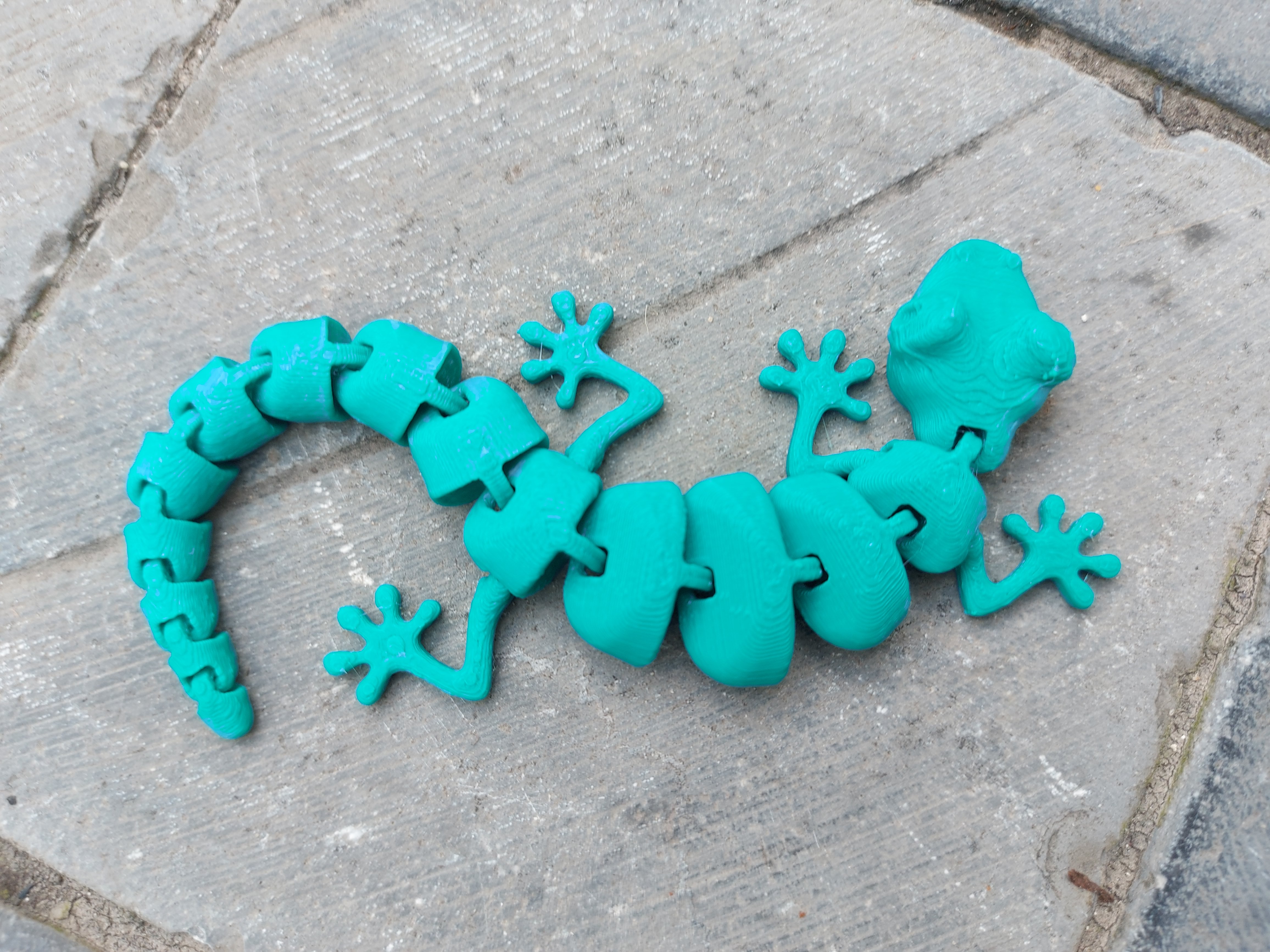 3D printable Articulated Lizard v2 • made with disco ultimate bi ...