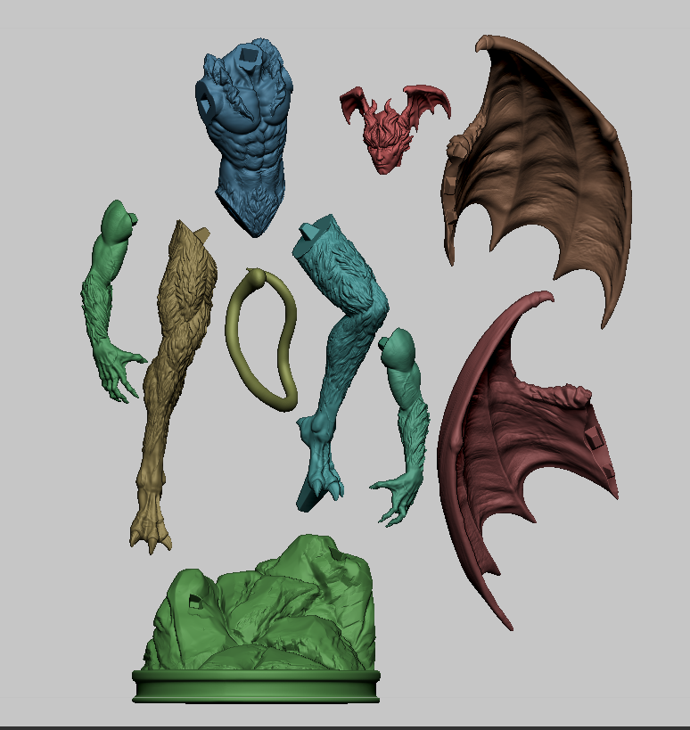 3D file Devilman Statue・3D printing design to download・Cults