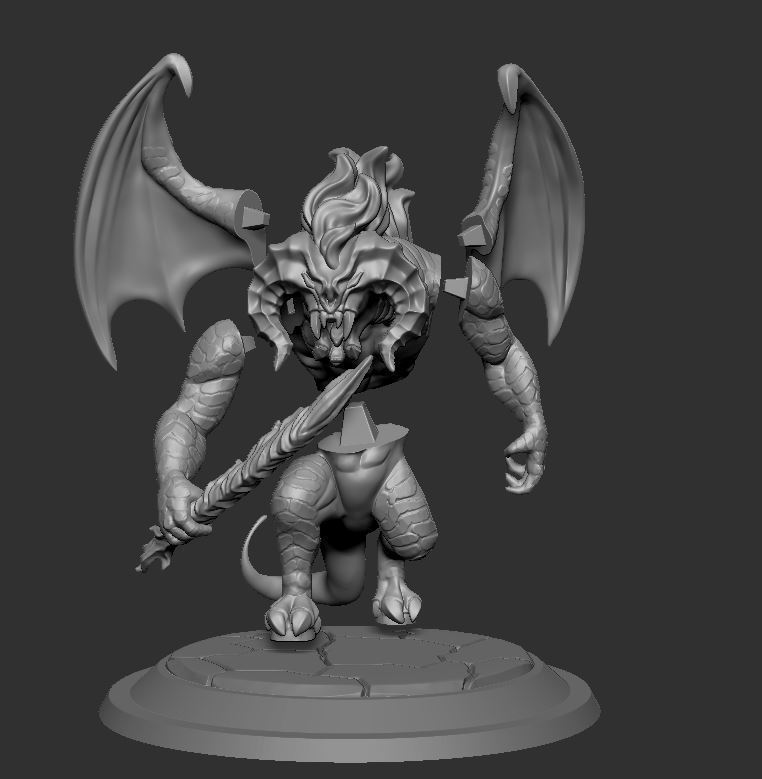 3D file Balrog Stylized 3D Print Model 3D print model・3D printable ...