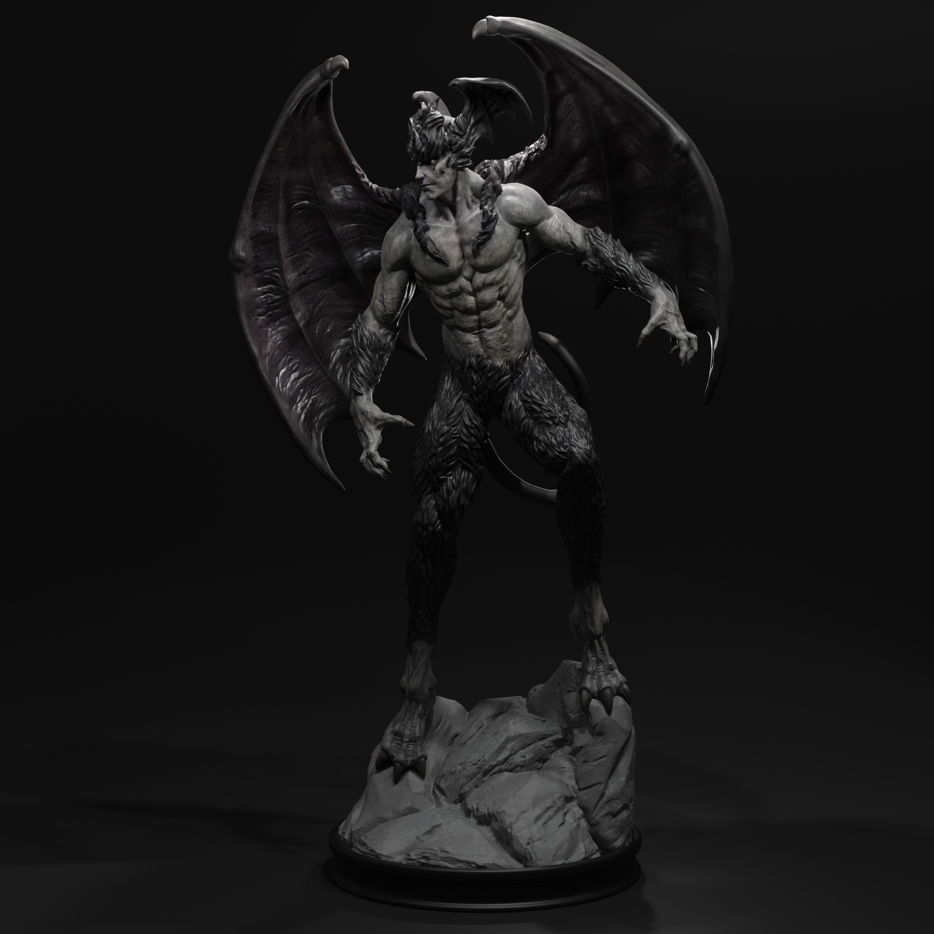 Файл 3D Devilman Statue・Дизайн 3D-печати для загрузки3D・Cults