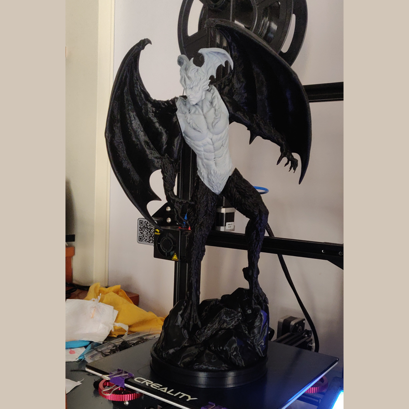 3D file Devilman Statue・3D printing design to download・Cults