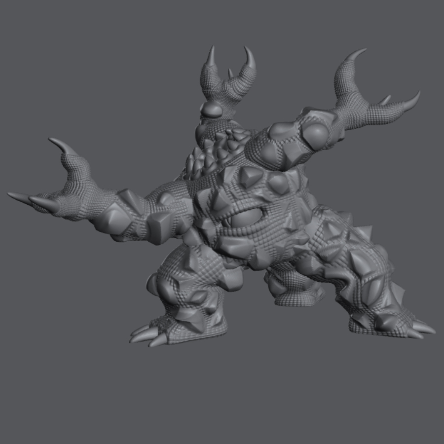 Free STL file Adult Xorn / Rock Monster・3D print object to download・Cults