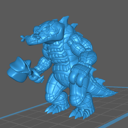 Free STL file Gator-Man - Crocodile-Man Monster 👹・3D printer design to ...