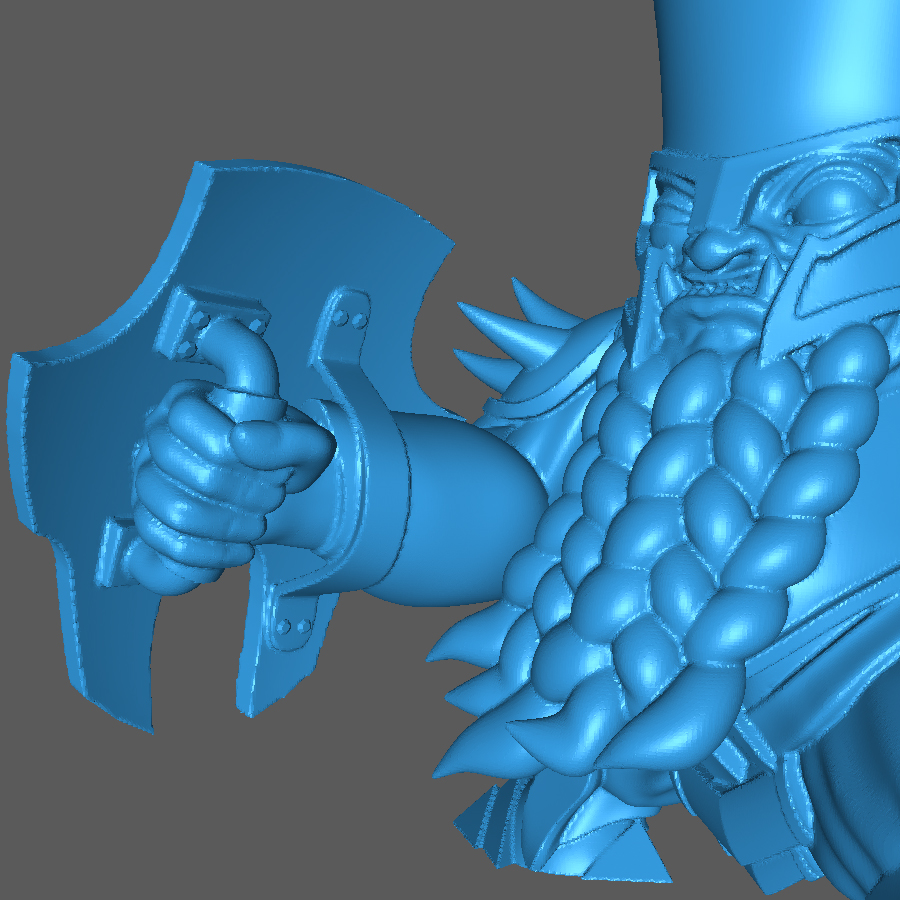 STL-Datei Chaos-Zwerg-Einheitsführer 🎲 kostenlos・3D-druckbares Modell zum herunterladen・Cults