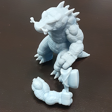 Free STL file Gator-Man - Crocodile-Man Monster 👹・3D printer design to ...