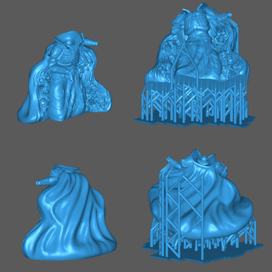 STL file Lich - Undead Sorcerer - Necromancer・3D printer design to ...