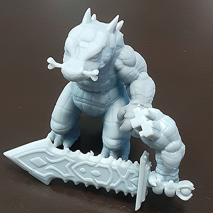 Free STL file Gator-Man - Crocodile-Man Monster 👹・3D printer design to ...
