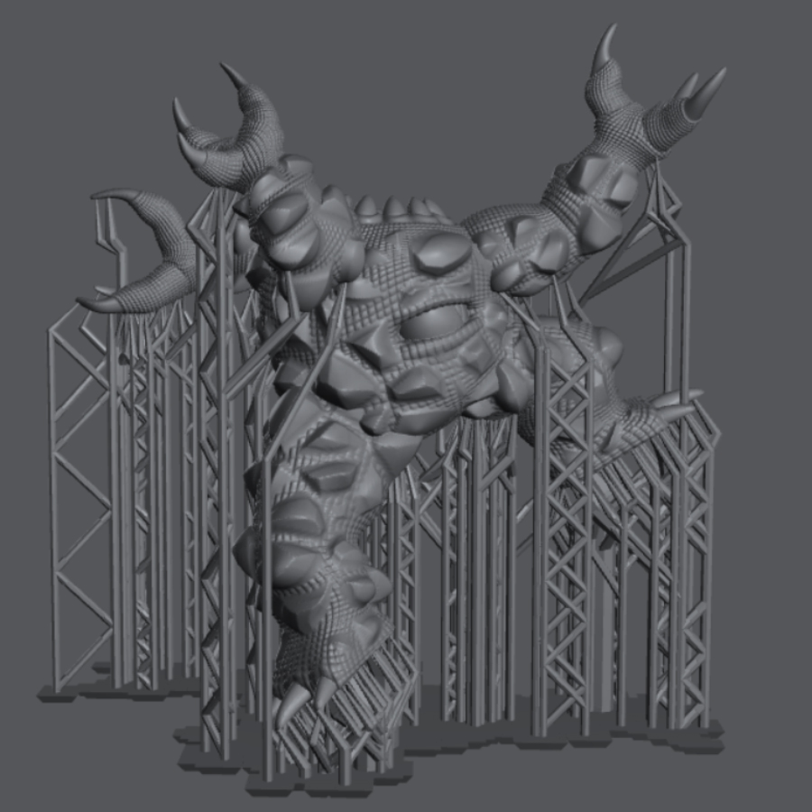 Free STL file Adult Xorn / Rock Monster・3D print object to download・Cults