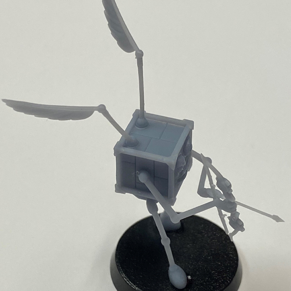 Free STL file Modron - Quadrone - Geometric Warrior 👹・3D printing model ...