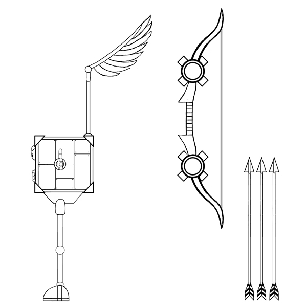 Free STL file Modron - Quadrone - Geometric Warrior 👹・3D printing model ...