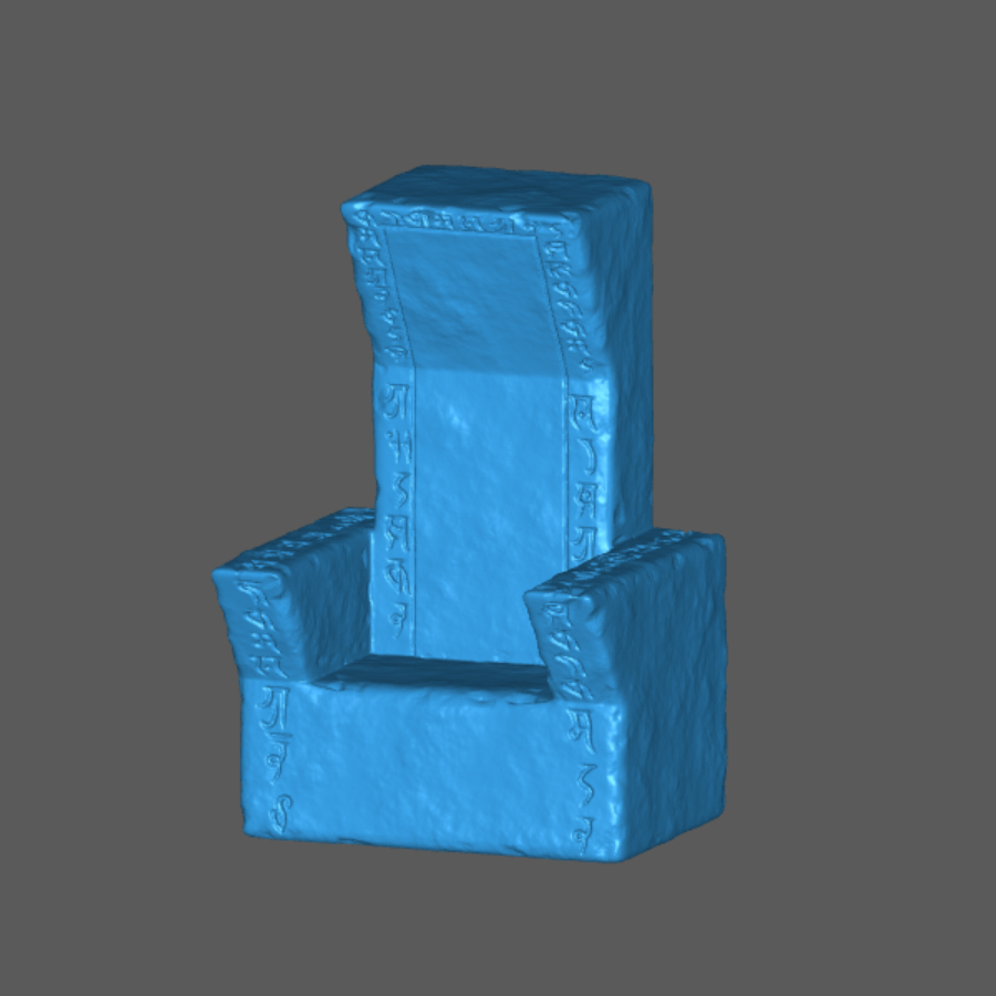 Stone Throne Chair