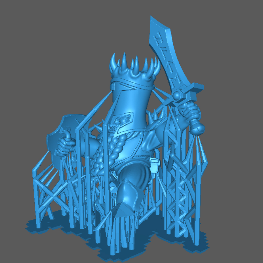 STL-Datei Chaos-Zwerg-Einheitsführer 🎲 kostenlos・3D-druckbares Modell zum herunterladen・Cults