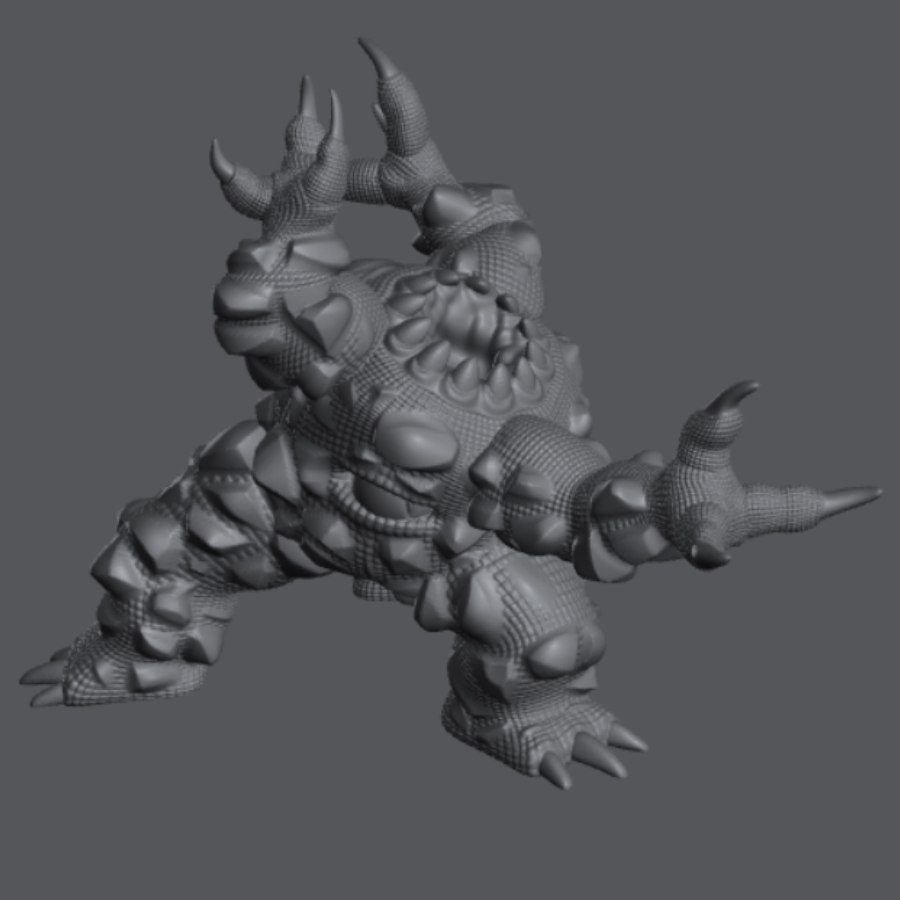 Free STL file Adult Xorn / Rock Monster・3D print object to download・Cults