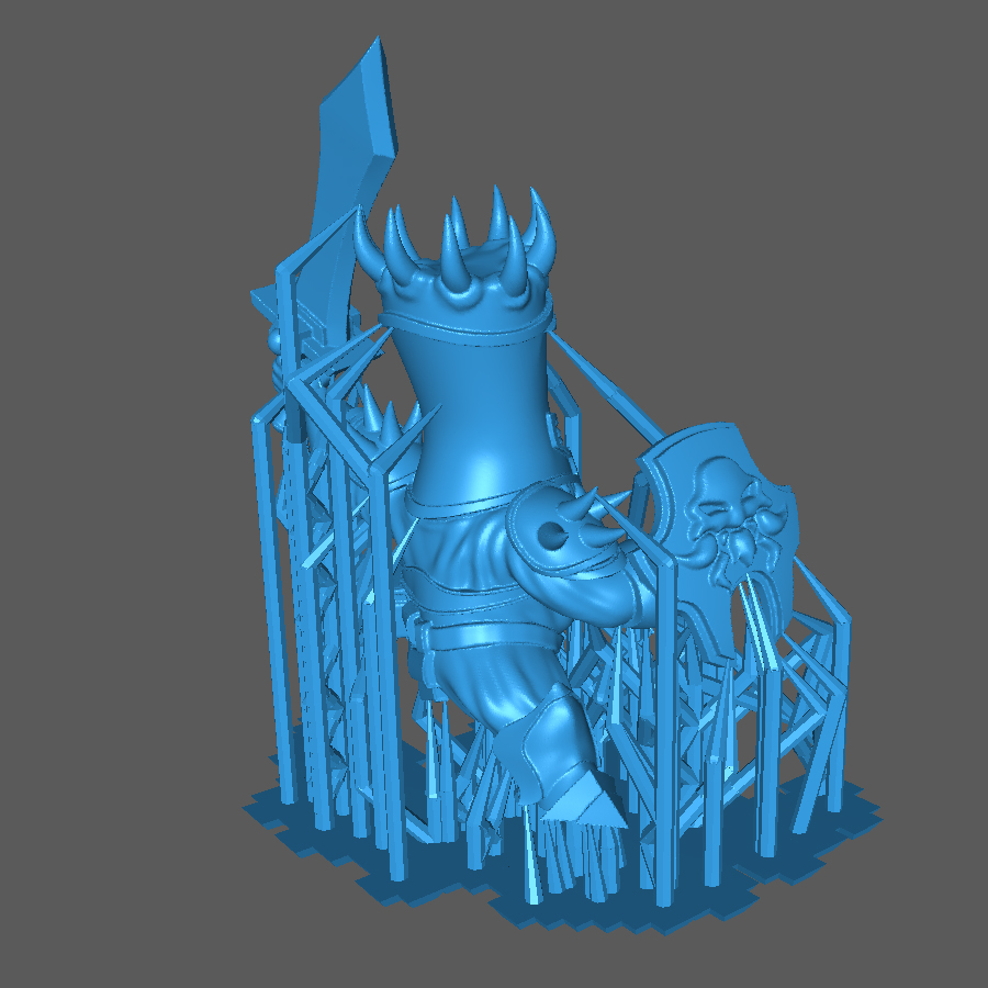 STL-Datei Chaos-Zwerg-Einheitsführer 🎲 kostenlos・3D-druckbares Modell zum herunterladen・Cults