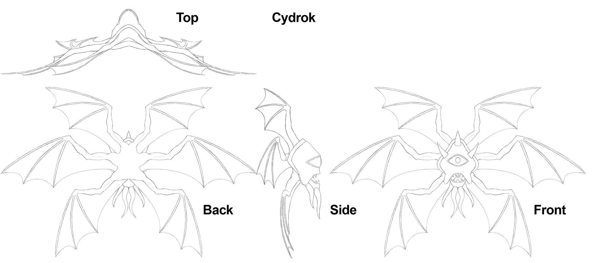 Free STL file Vargouille / Cydrok the Flying Head ⚔・3D printable model ...