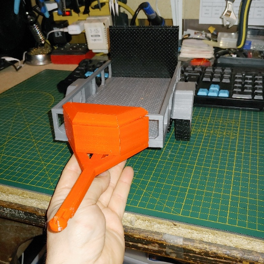 Download 3D printer designs scale 4x8 utility trailer ・ Cults