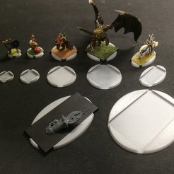 STL files for 3D printer Miniature Base ・ Cults