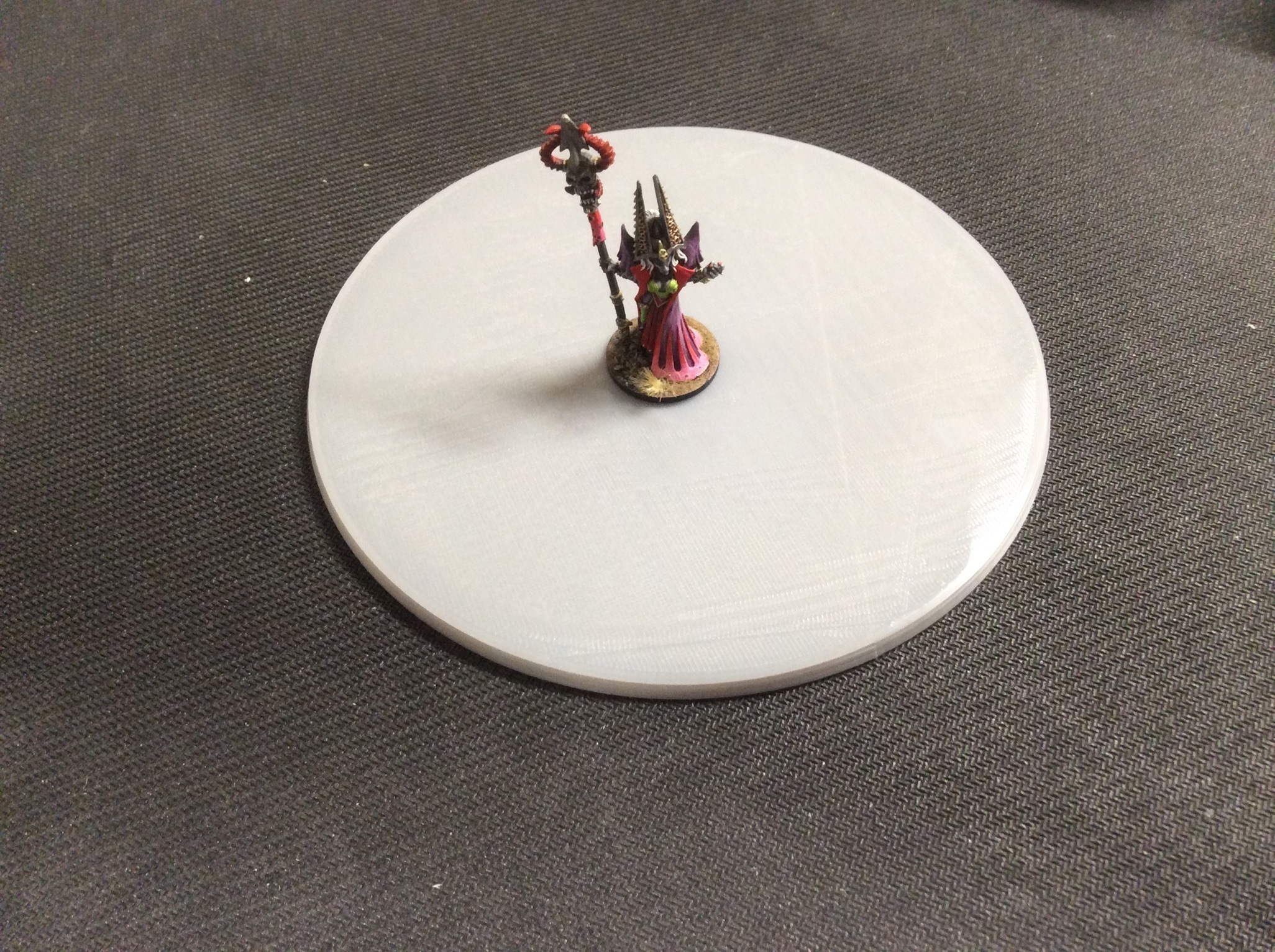 Free STL file 160mm dia round base 🎲・3D printable object to download・Cults