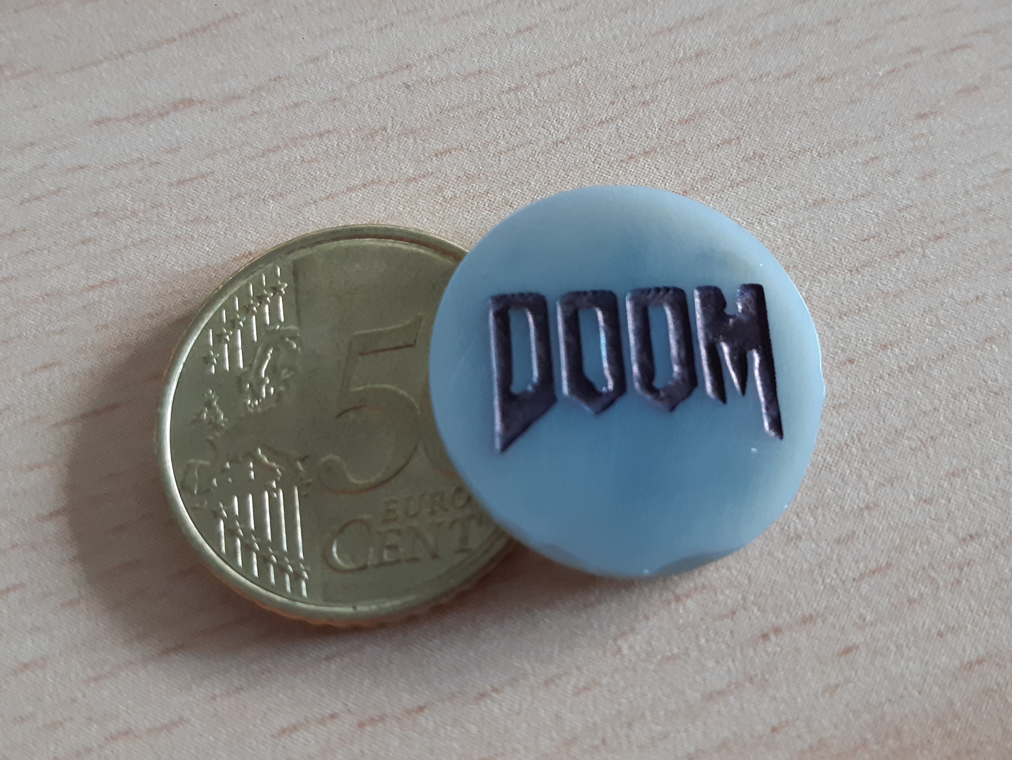 Free STL file Caddy coin DOOM Caddy token Doom・3D print design to download・Cults