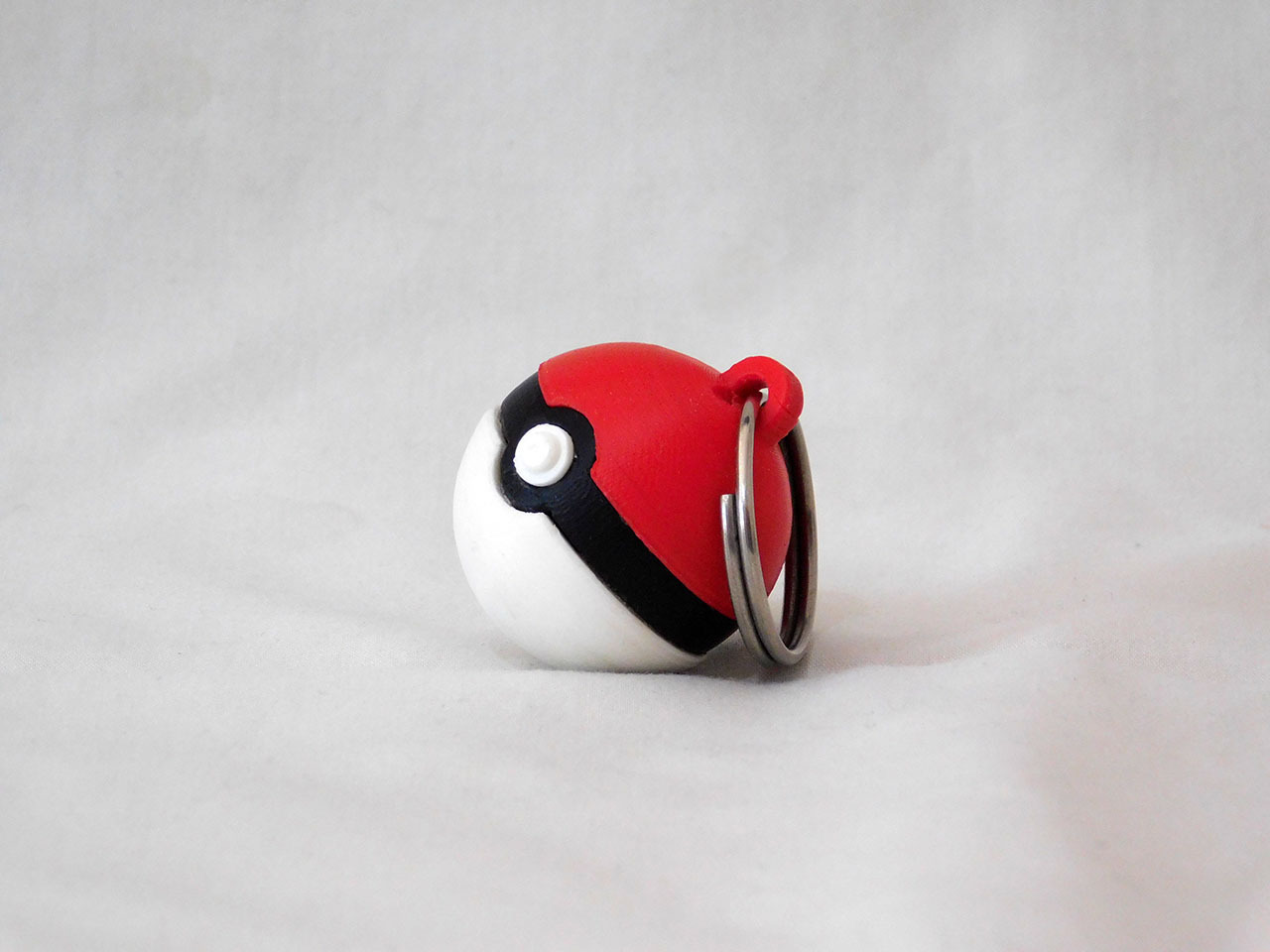 STL file Pokeball Keychain・3D printable model to download・Cults