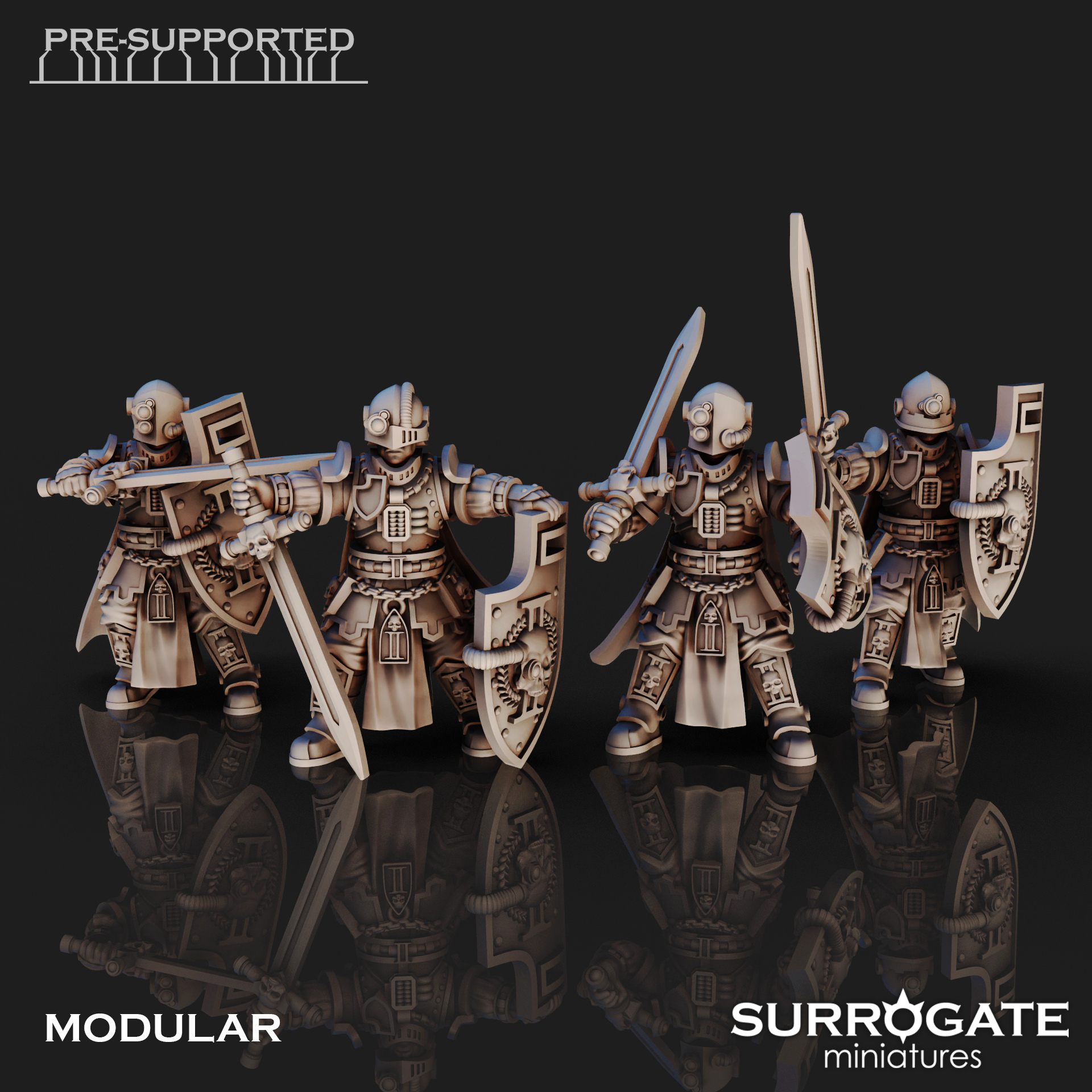 3D file Inquisition Templars, Surrogate Miniatures October Release・3D ...