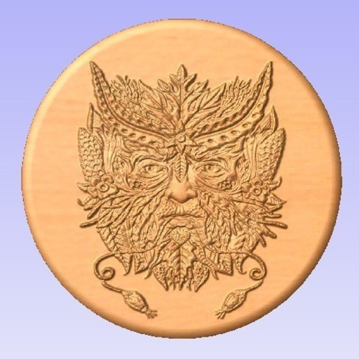 Download free STL file Greenman • 3D printable template ・ Cults