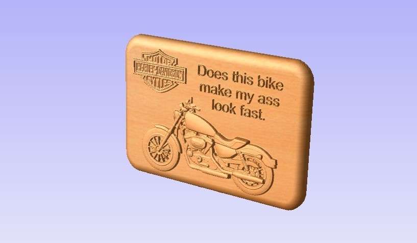 Free STL file Bike Sign・Object to download and to 3D print・Cults