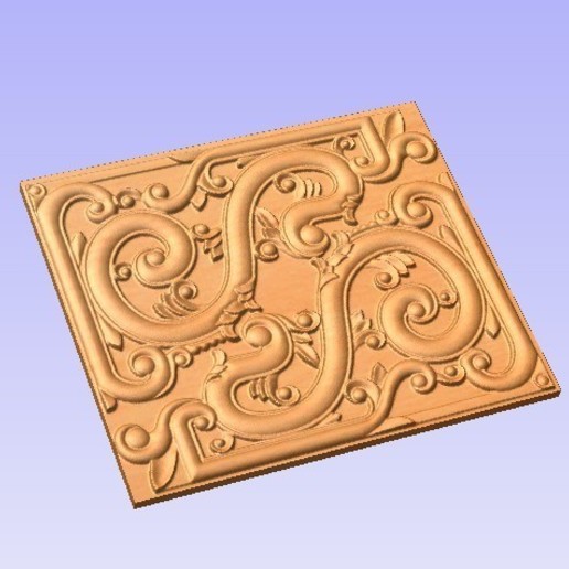 Download free STL file Scroll Pattern • Design to 3D print ・ Cults