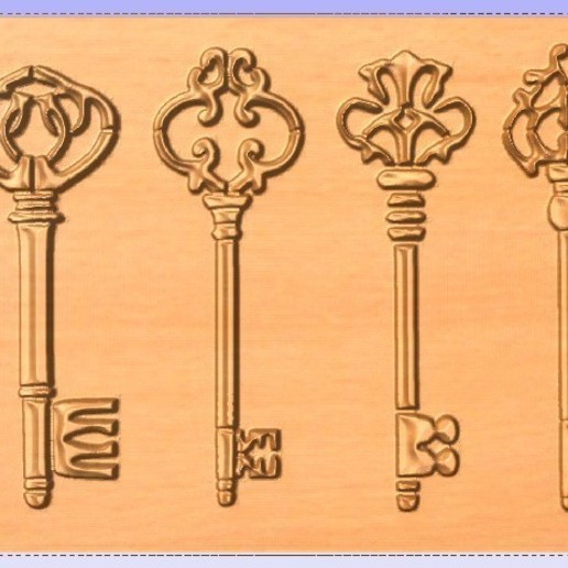 Download free STL file Keys • 3D printing template ・ Cults