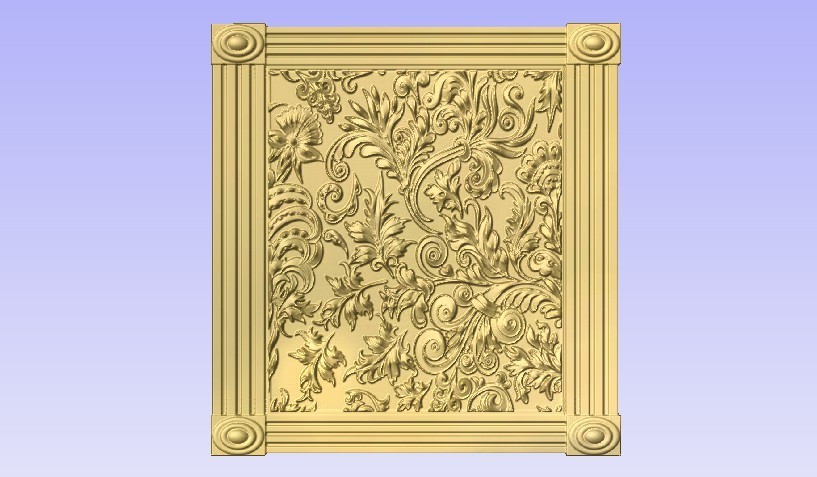 Free STL file Framed Panel 💭・3D printable design to download・Cults