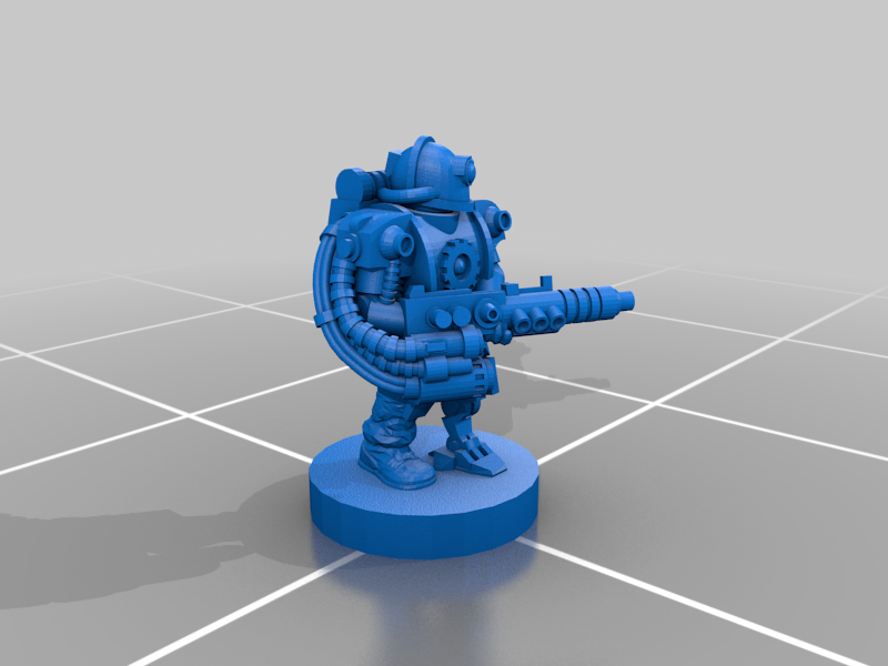 Бесплатный STL файл 6mm Mechanized Las Lock Covenent・Модель 3D-принтера ...