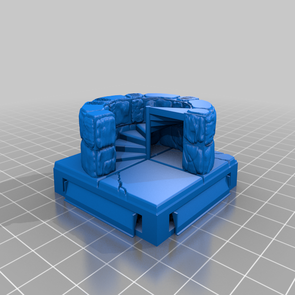 Free STL file #NoWalls Ascending Spiral Staircase (OpenLock/MagBall)・3D ...