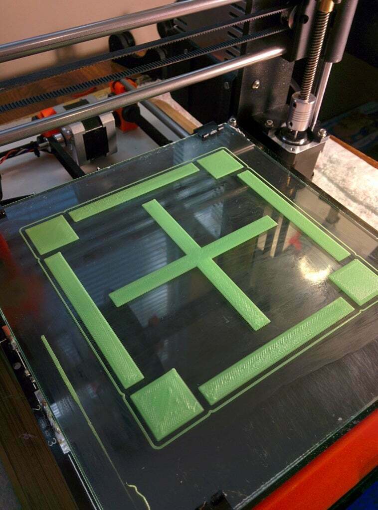 Free STL file 20 minute calibration for 200mm bed 🛏️・Template to ...