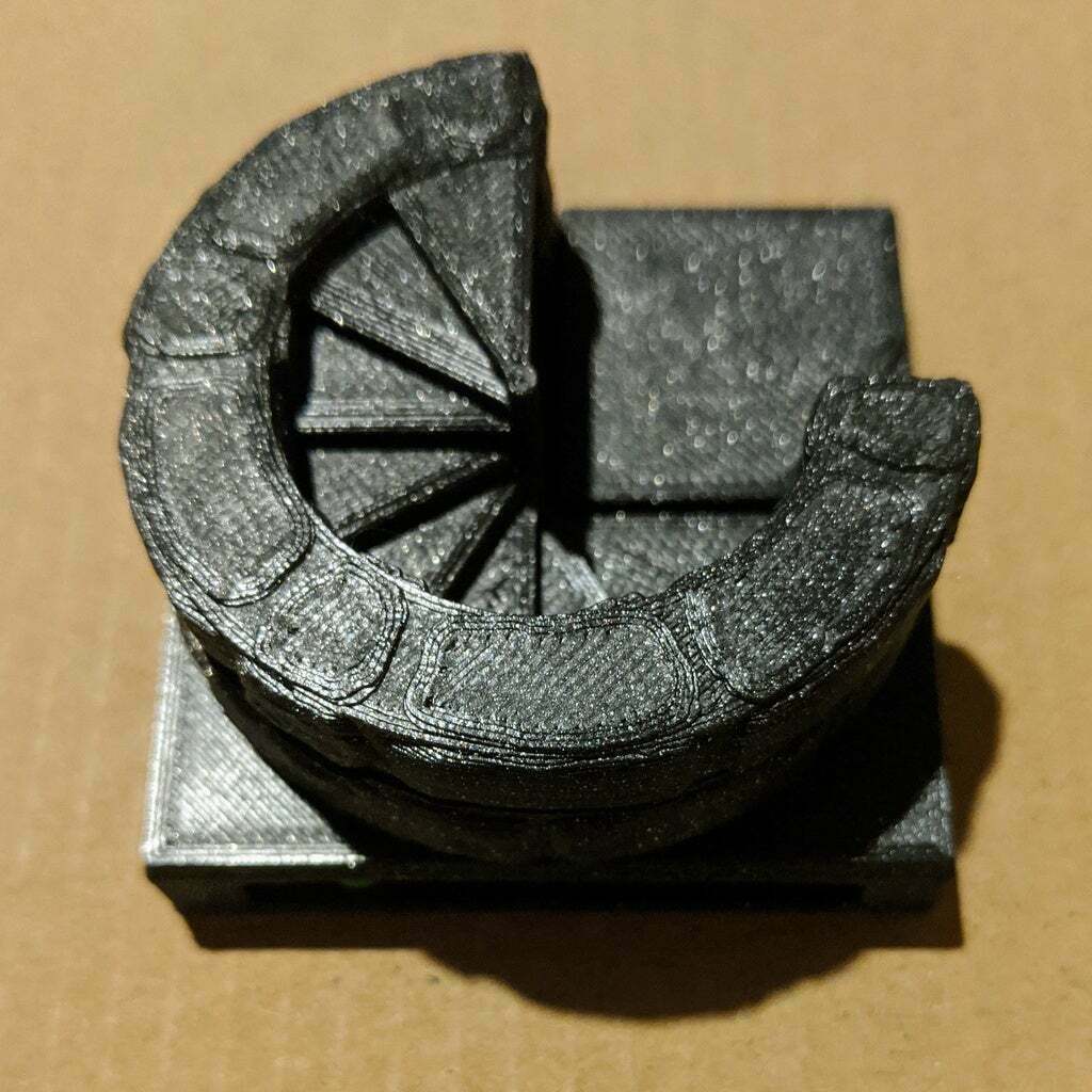 Free STL file #NoWalls Ascending Spiral Staircase (OpenLock/MagBall)・3D ...